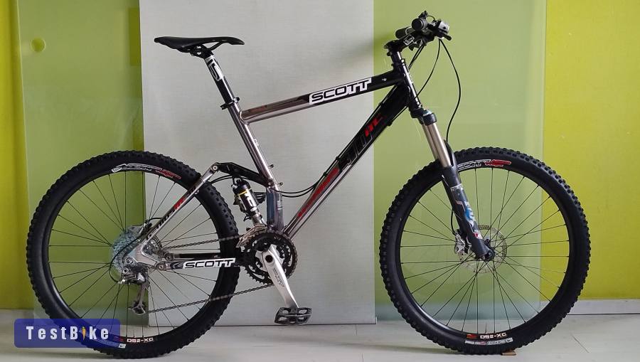 Scott Genius 26", légrugók, XT-XTR, igen szép állapotú trail