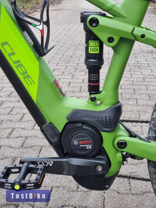 Újsz Cube fully ebike Bosch CX 4gen. Rock Shox air Kiox 29ER